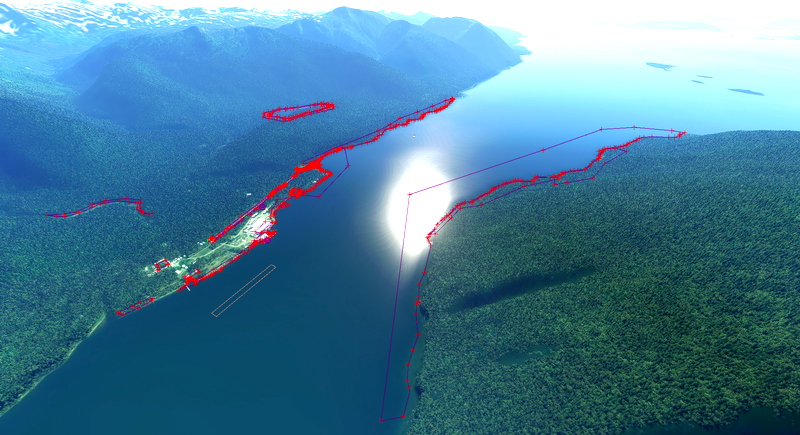 Excursion Inlet Cannary, Alaska - 'Runway Road' & Seaplane Bases for ...
