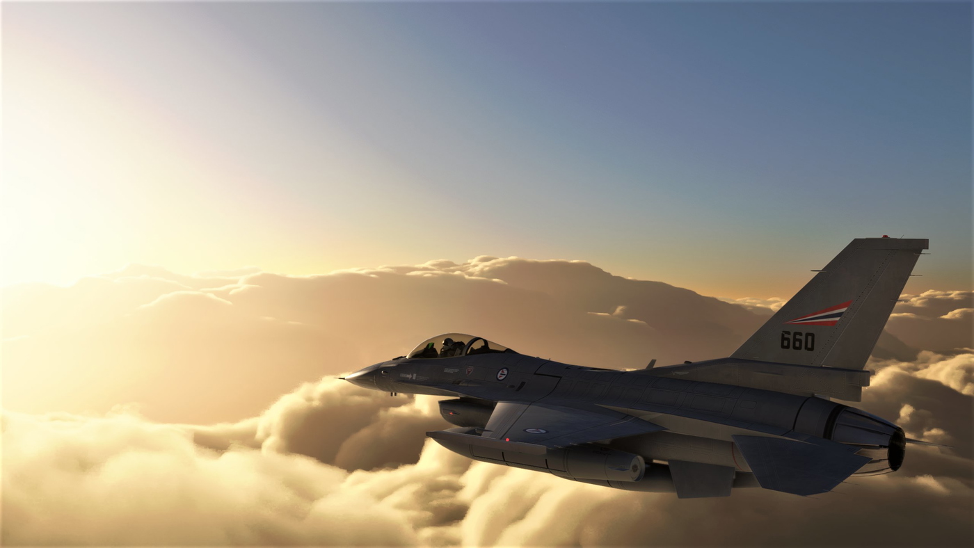 F-16AM RNoAF 331st SKV (4K Livery) for Microsoft Flight Simulator | MSFS