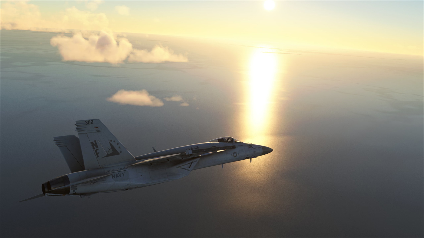 F/A-18E Rhino - VFA-115 Eagles NF302 Line Jet for Microsoft Flight ...