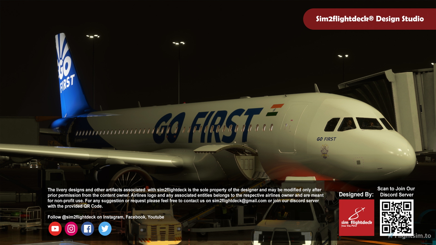 [A32NX] Go First (Formely: Go Air) A320 Neo [Default A320 and FWB ...