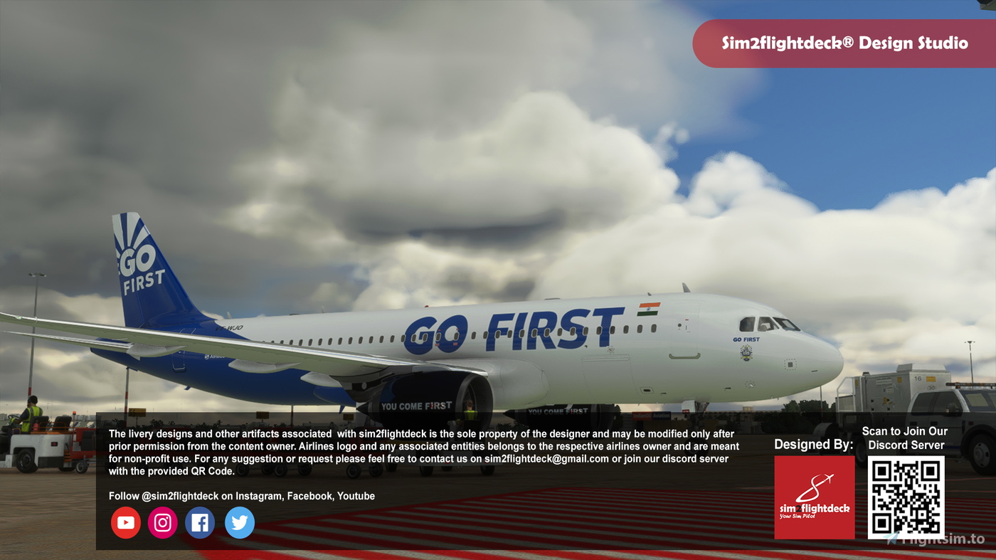 [A32NX] Go First (Formely: Go Air) A320 Neo [Default A320 and FWB ...
