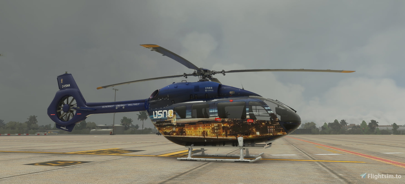 H145 VSN Magdeburg Day Livery for Microsoft Flight Simulator | MSFS
