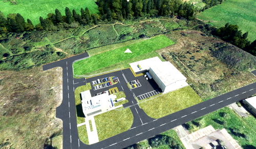 HM57 Dafen HQ, Llanelli Gate, Wales Air Ambulance, Dafen, Llanelli ...