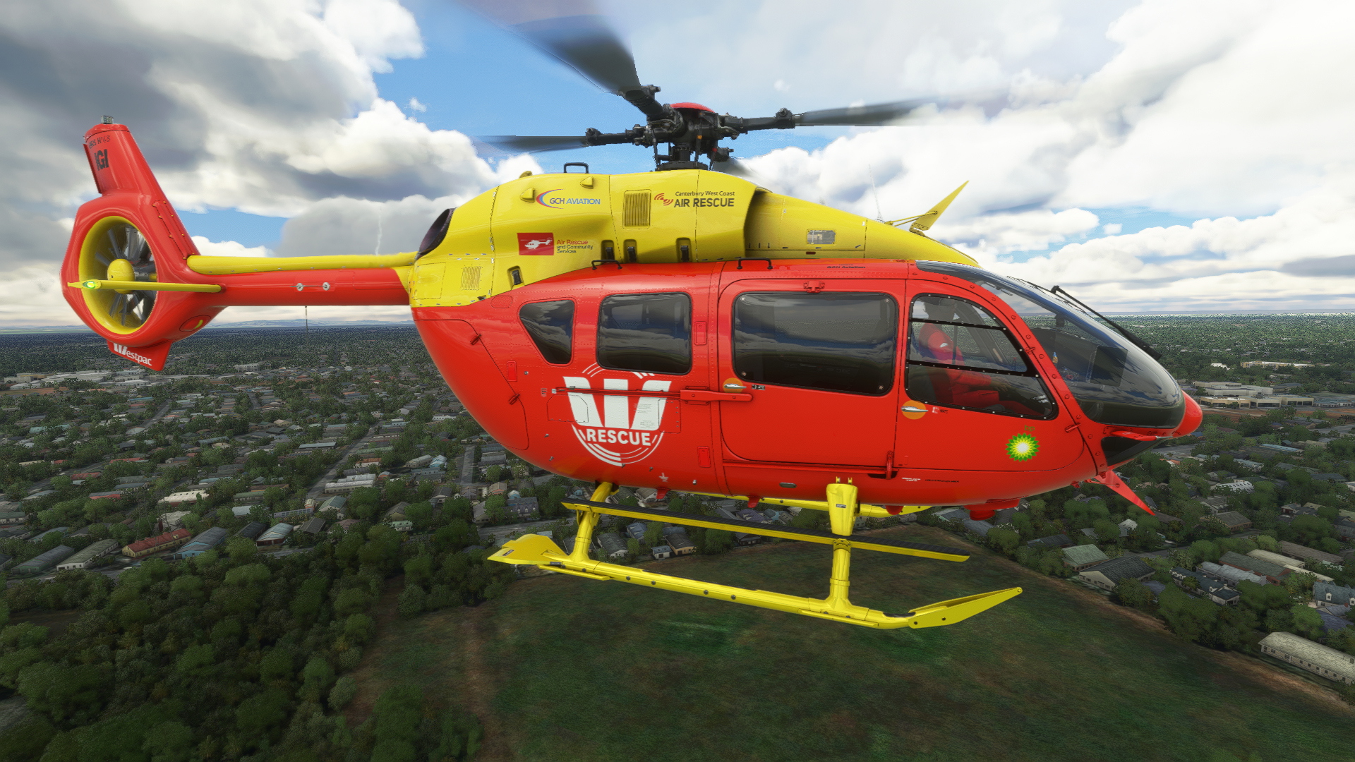 HPG Airbus H145 CANTERBURY WESTPAC RESCUE - ZK-IGI (Real, 8K ...