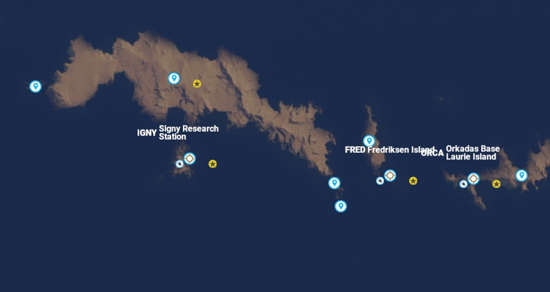 IGNY Signy Research Station, British Antarctic Survey, Signy Island ...