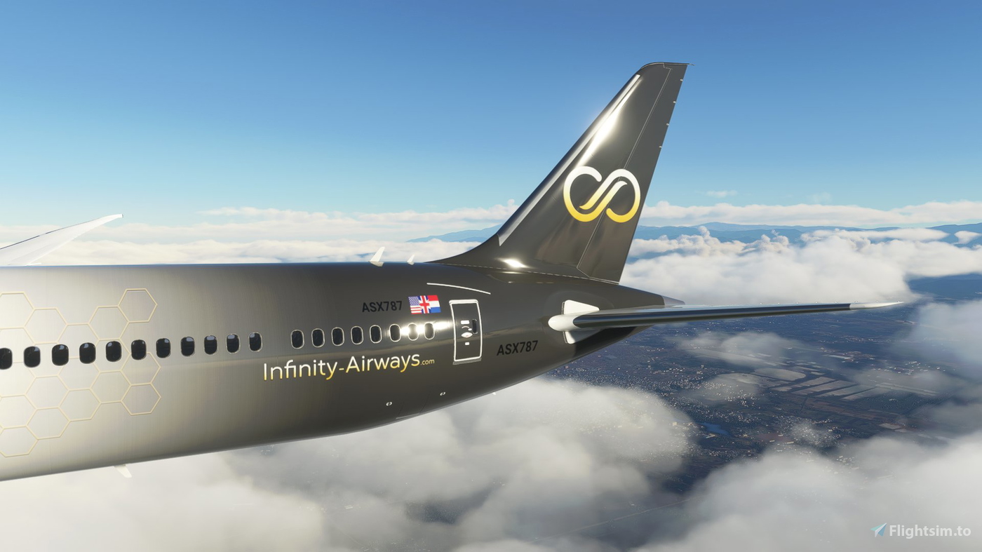 Infinity Airways VA Boeing 787 - 8K for Microsoft Flight Simulator | MSFS