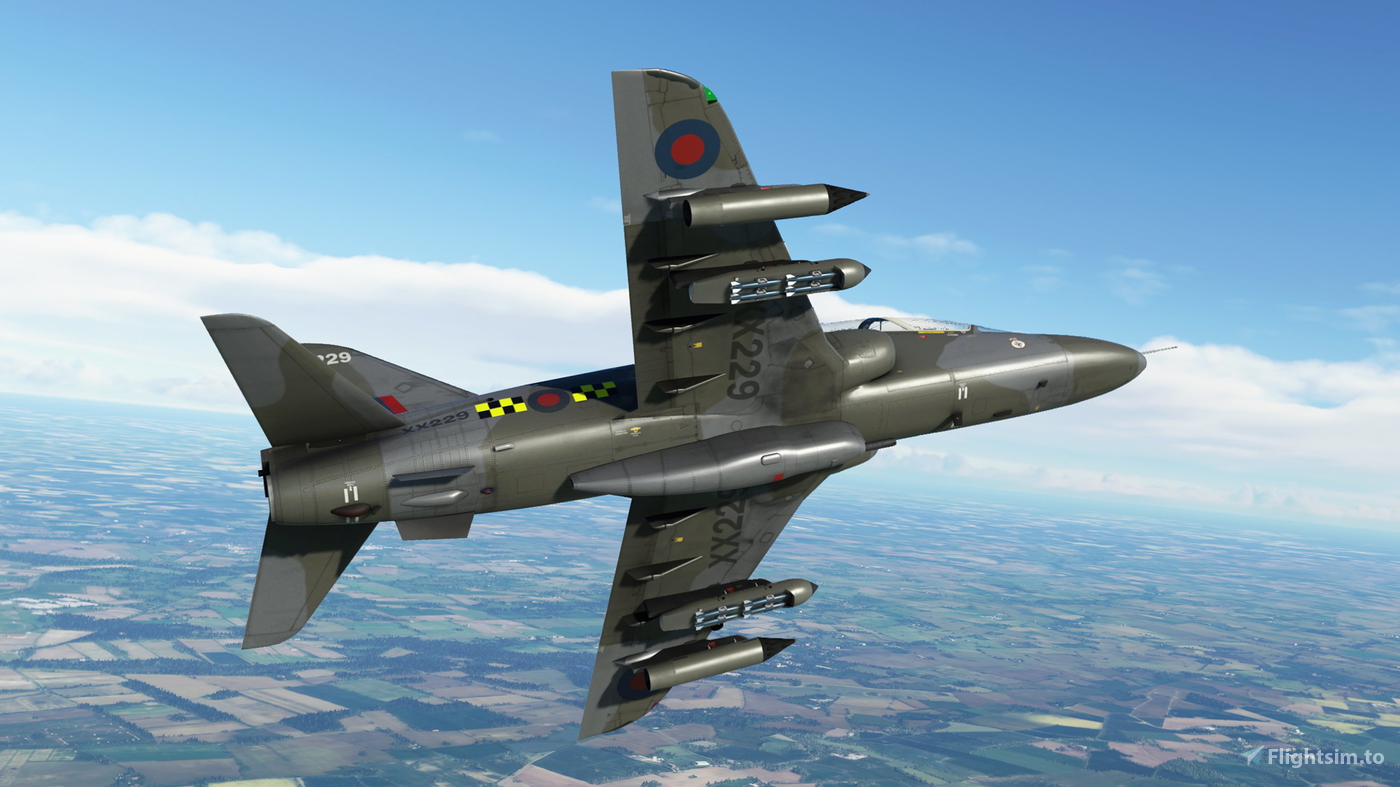 Just flight Hawk T1/A 63 SQN for Microsoft Flight Simulator | MSFS