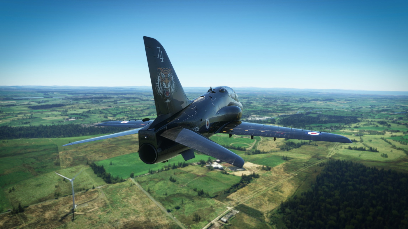 Just Flight Hawk T1 Royal Air Force RAF XX226 Tiger Hawk. for Microsoft ...