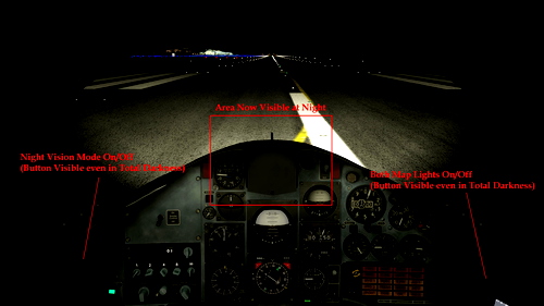 JustFlight Hawk T1/A Better Cockpit Lights » Microsoft Flight Simulator