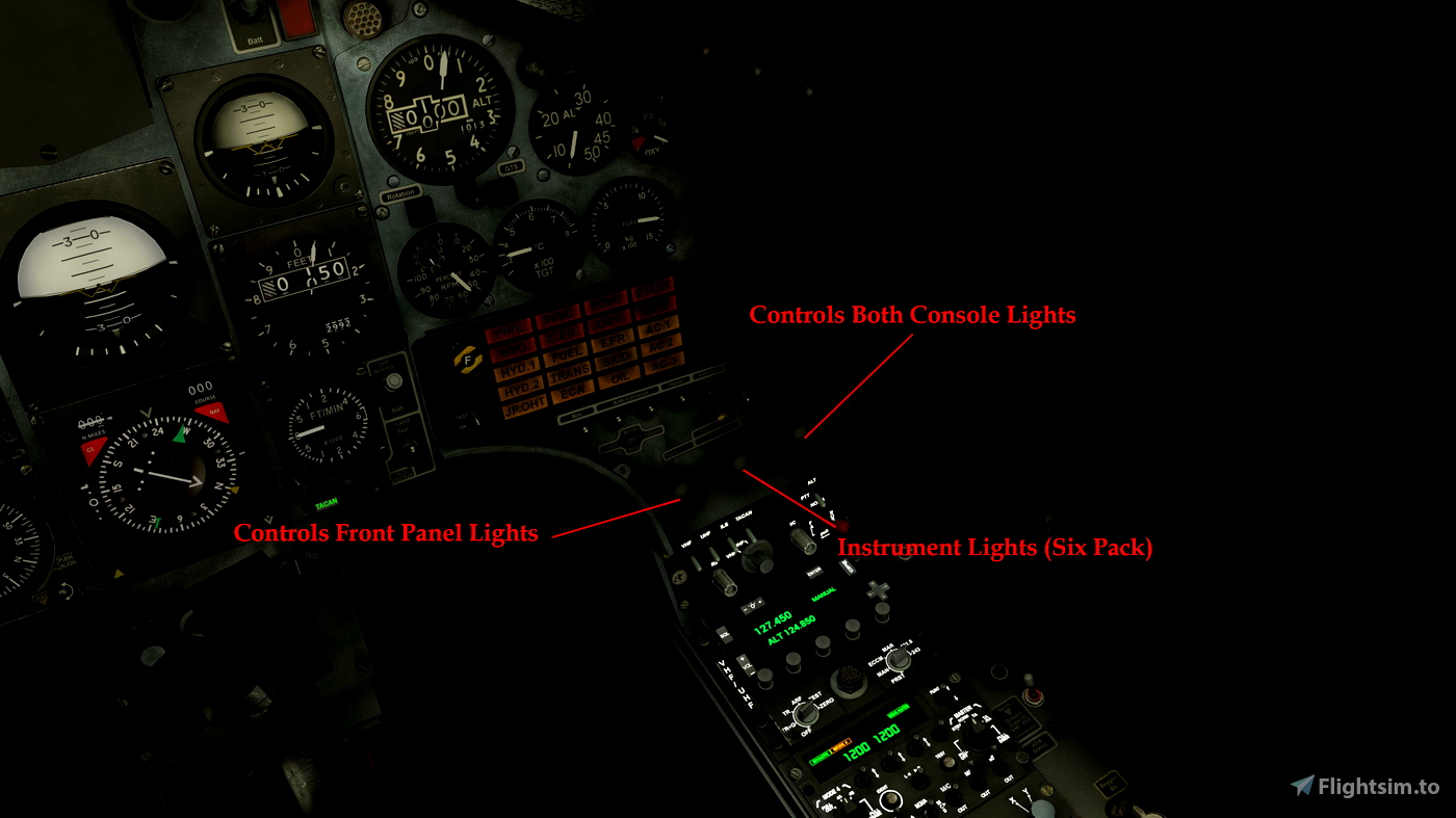 JustFlight Hawk T1/A Better Cockpit Lights » Microsoft Flight Simulator