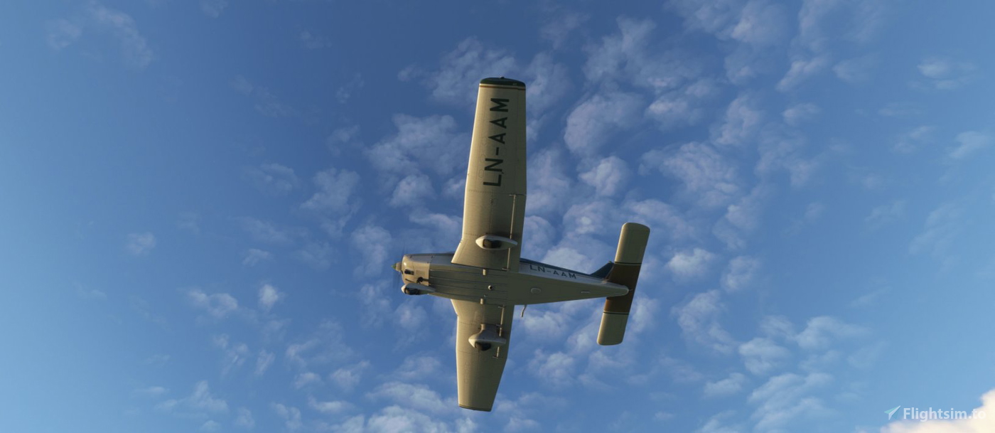 JustFlight PA28 Warrior - LN-AAM Green and Gold Arrow for Microsoft ...