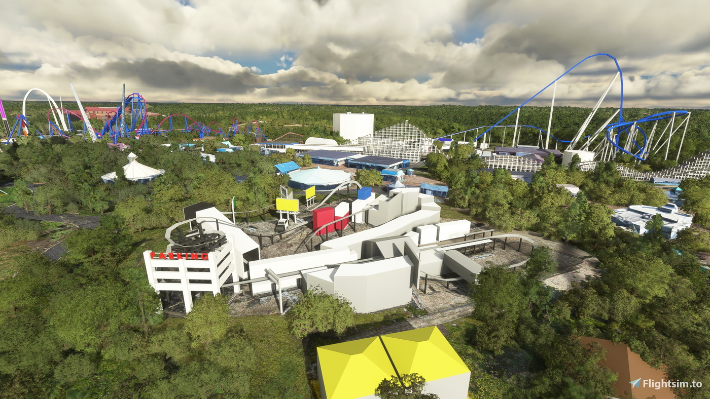 Kings Island amusement park, Cincinnati, OH 对于 Microsoft Flight ...