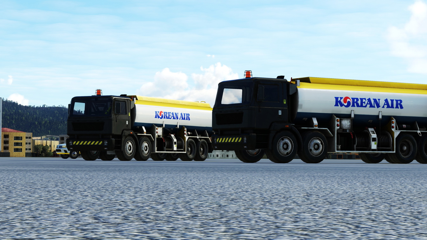 Korean air ground vehicals livery for Microsoft Flight Simulator | MSFS
