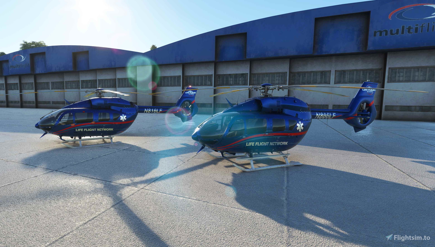 Life Flight Network Air Ambulance Twin Pack | Airbus H145 | 8K for ...