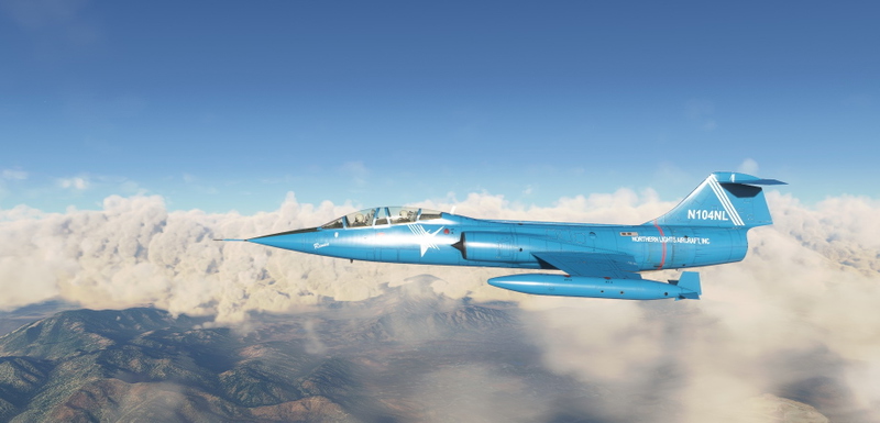 Lockheed Martin TF-104G Liveries for Microsoft Flight Simulator | MSFS