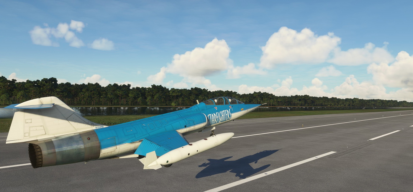Lockheed TF-104 N104RB for Microsoft Flight Simulator | MSFS