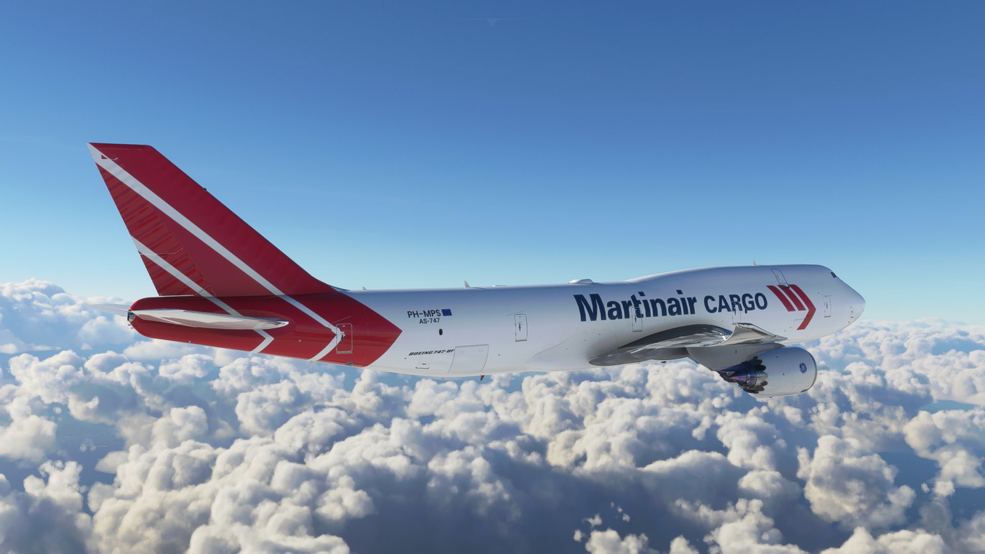 Martinair Cargo Logo 1:200 Martinair Cargo Boeing B747 400BCF PH MPS