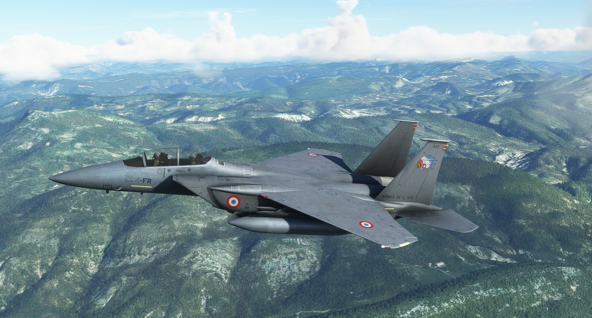 McDonnell Douglas F-15E French Air Force » Microsoft Flight Simulator