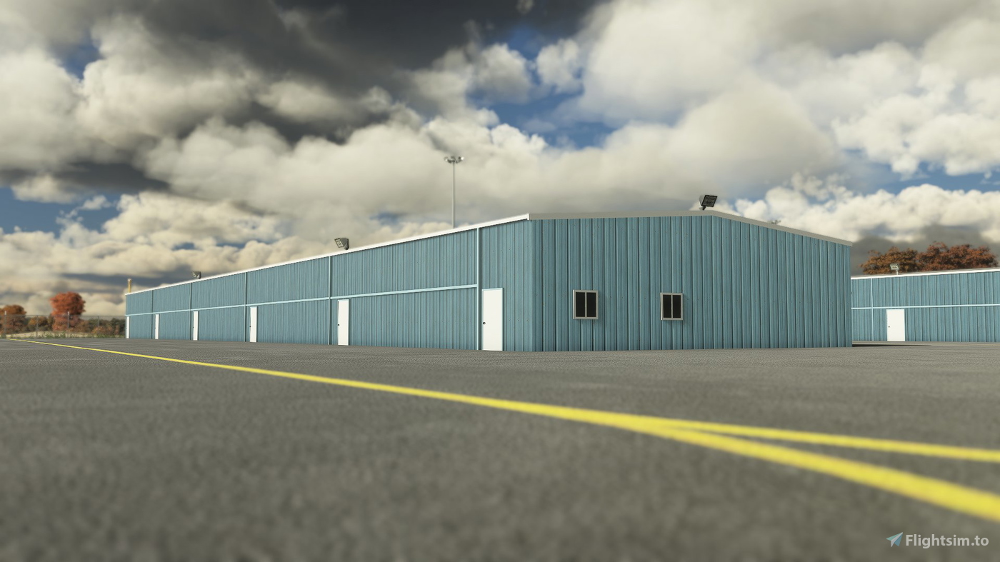 NJSim Modular T-Hangars for Microsoft Flight Simulator | MSFS