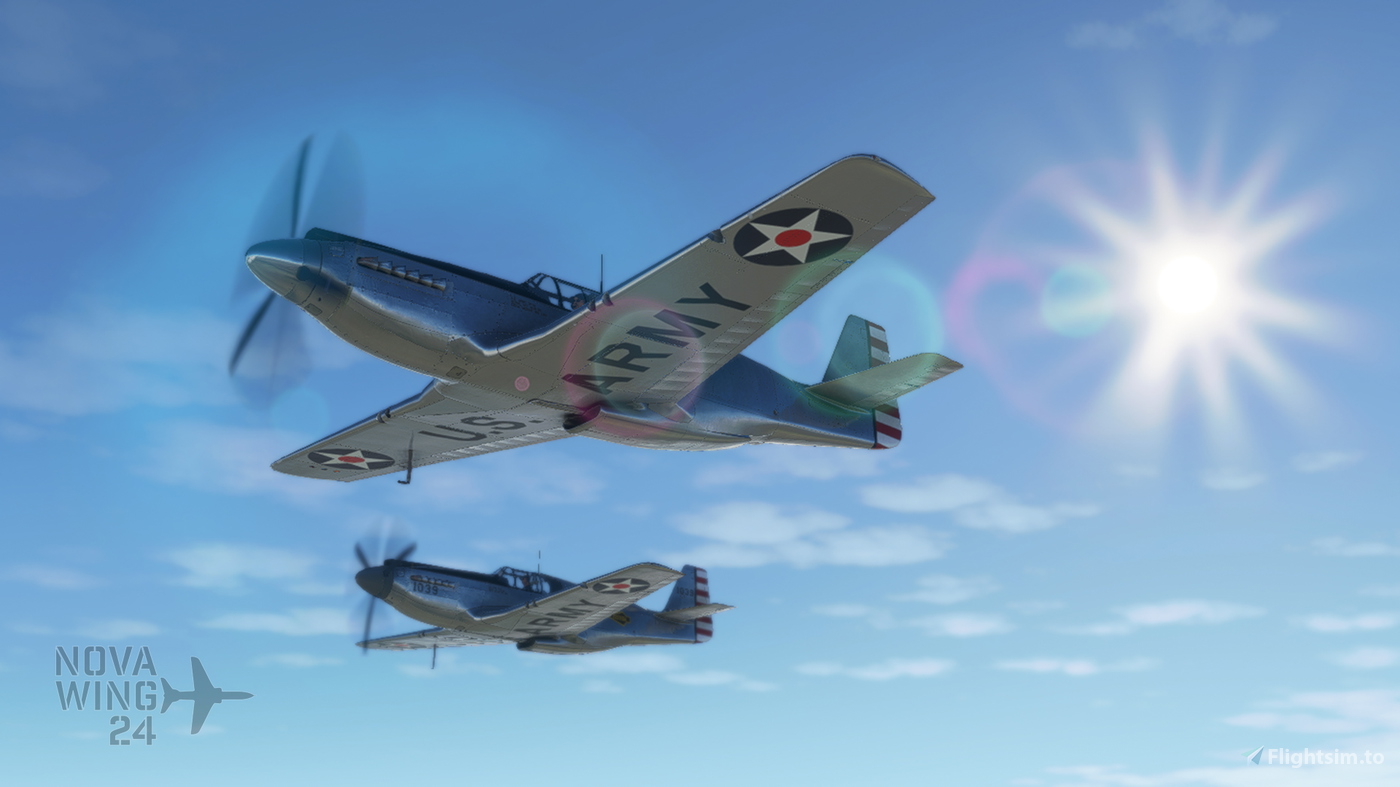 North American Aviation XP-51A + P-51A N51Z "Shanty Irish" for ...