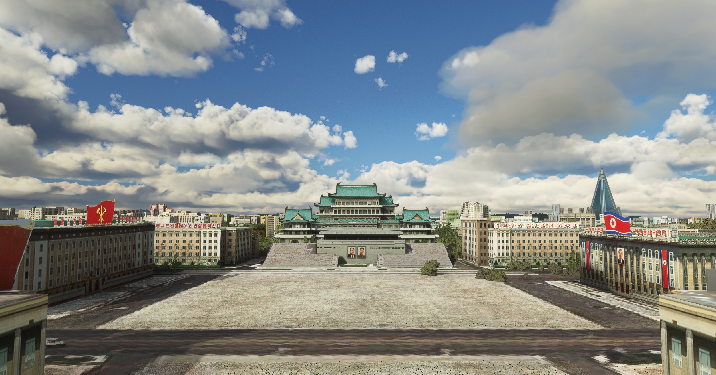 SamScene3D - North Korea Pyongyang for Microsoft Flight Simulator | MSFS