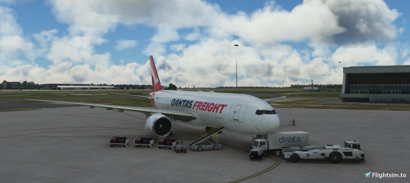 Qantas Freight 777F for Microsoft Flight Simulator | MSFS