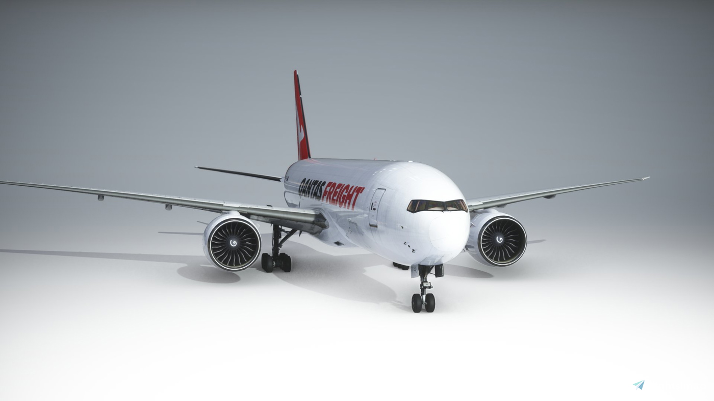 Qantas Freight 777F for Microsoft Flight Simulator | MSFS