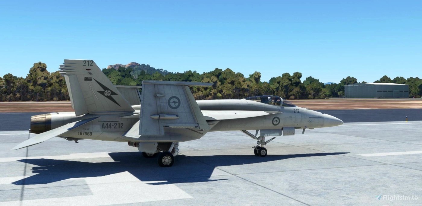 RAAF 1 Squadron F/A-18E Super Warrior for Microsoft Flight Simulator | MSFS