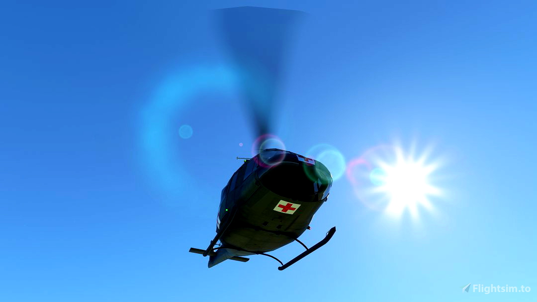 Repaint of the medic chopper in the Vietnam war for Taog44 UH-1H ...