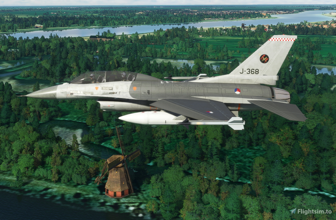 RNLAF F-16BM J-368 for Microsoft Flight Simulator | MSFS