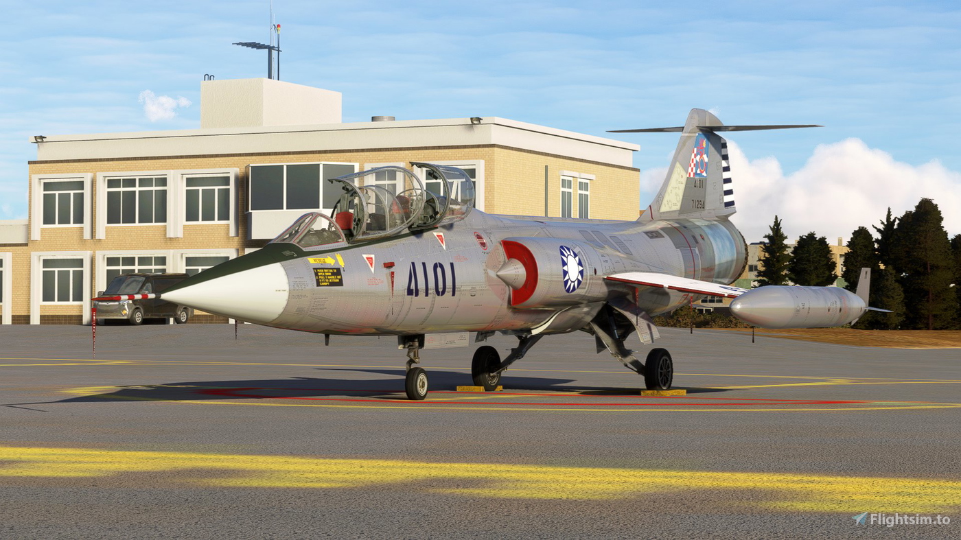 ROCAF SSW F-104B 8th TFS 4101 & 4103 for Microsoft Flight Simulator | MSFS