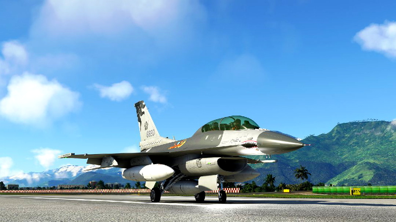 ROCAF Tiger F16 Two seated for DC Designs F16D pour Microsoft Flight Simulator | MSFS