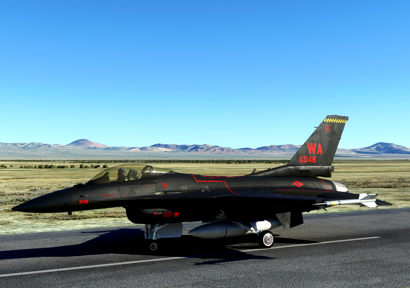 SC Desighns F-16C "Wraith" Aggressor for Microsoft Flight Simulator | MSFS