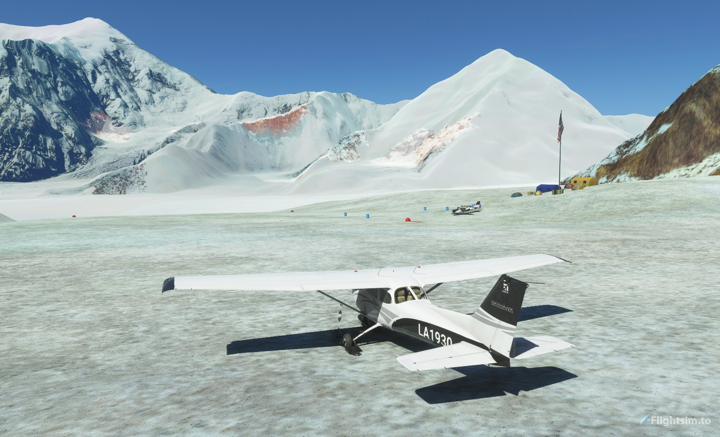 SEFB Denali Base Camp, South East Fork Base, Kahiltna Glacier, Alaska ...