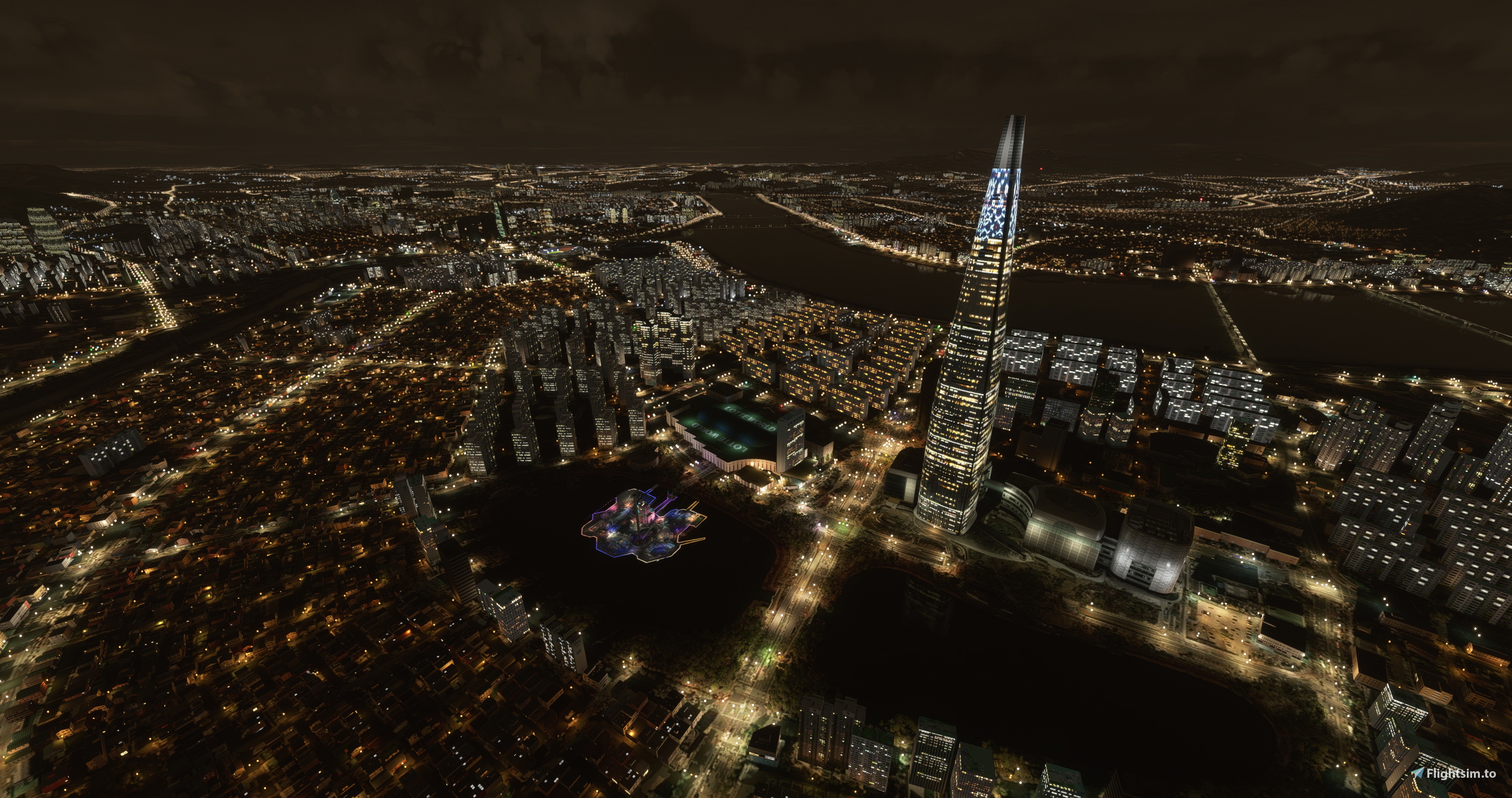 SamScene3D - Seoul City Wow for Microsoft Flight Simulator | MSFS