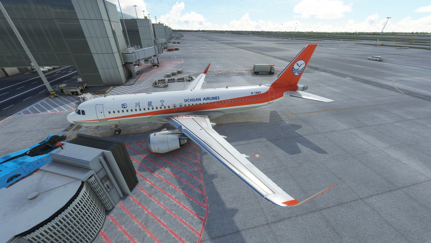 SICHUAN MESH LIVERY FOR ASOBO A320 NEO for Microsoft Flight Simulator ...