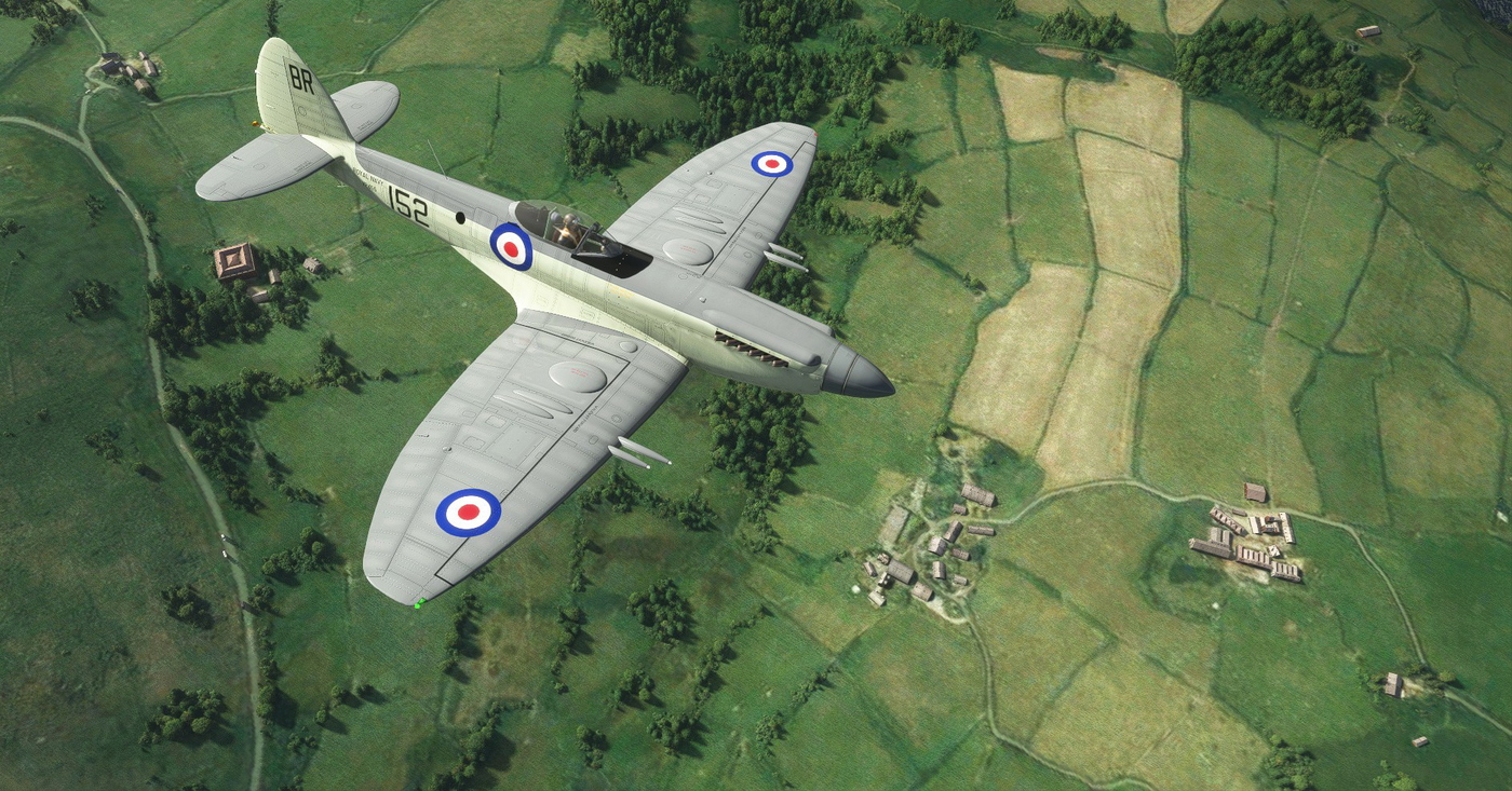 Supermarine Seafire Mk.47 VP455 '152' for Microsoft Flight Simulator | MSFS