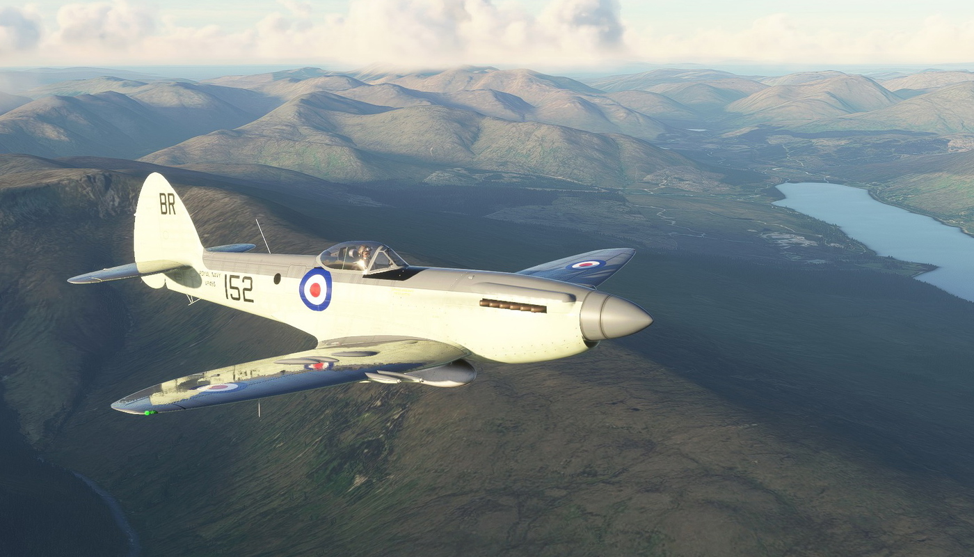 Supermarine Seafire Mk.47 VP455 '152' for Microsoft Flight Simulator | MSFS