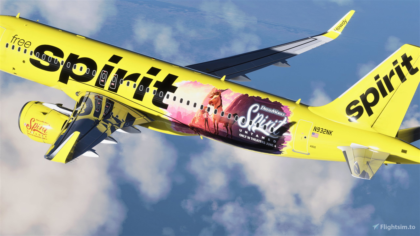 Spirit - "Spirit Untamed" [8K] - FBW A32NX for Microsoft Flight ...