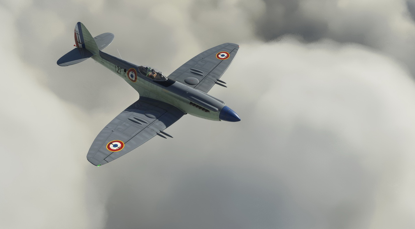 Supermarine Seafire Mk.47 French Navy 12F.15 para Microsoft Flight ...