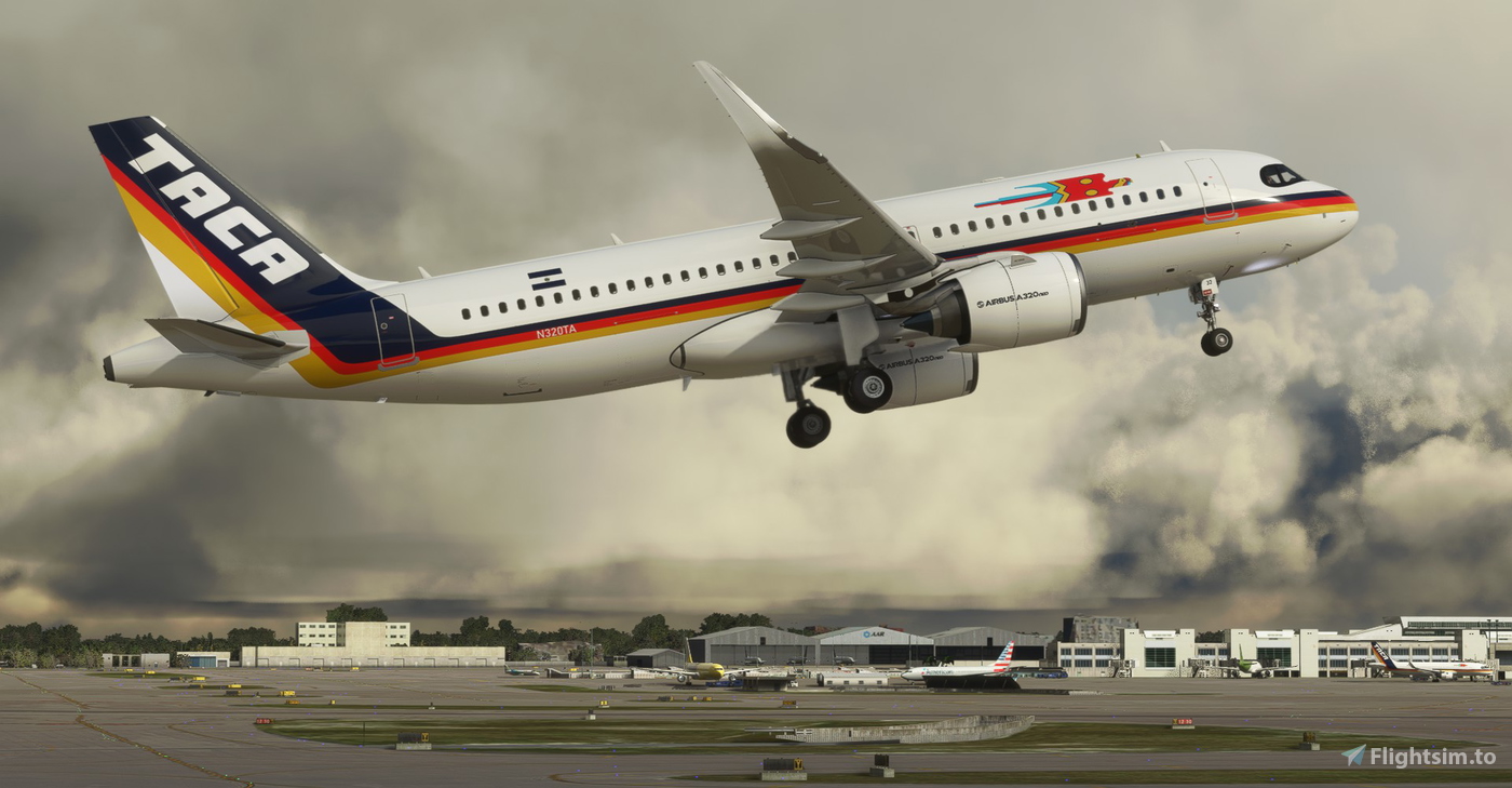 TACA "1966 livery" A320 Neo for Microsoft Flight Simulator | MSFS