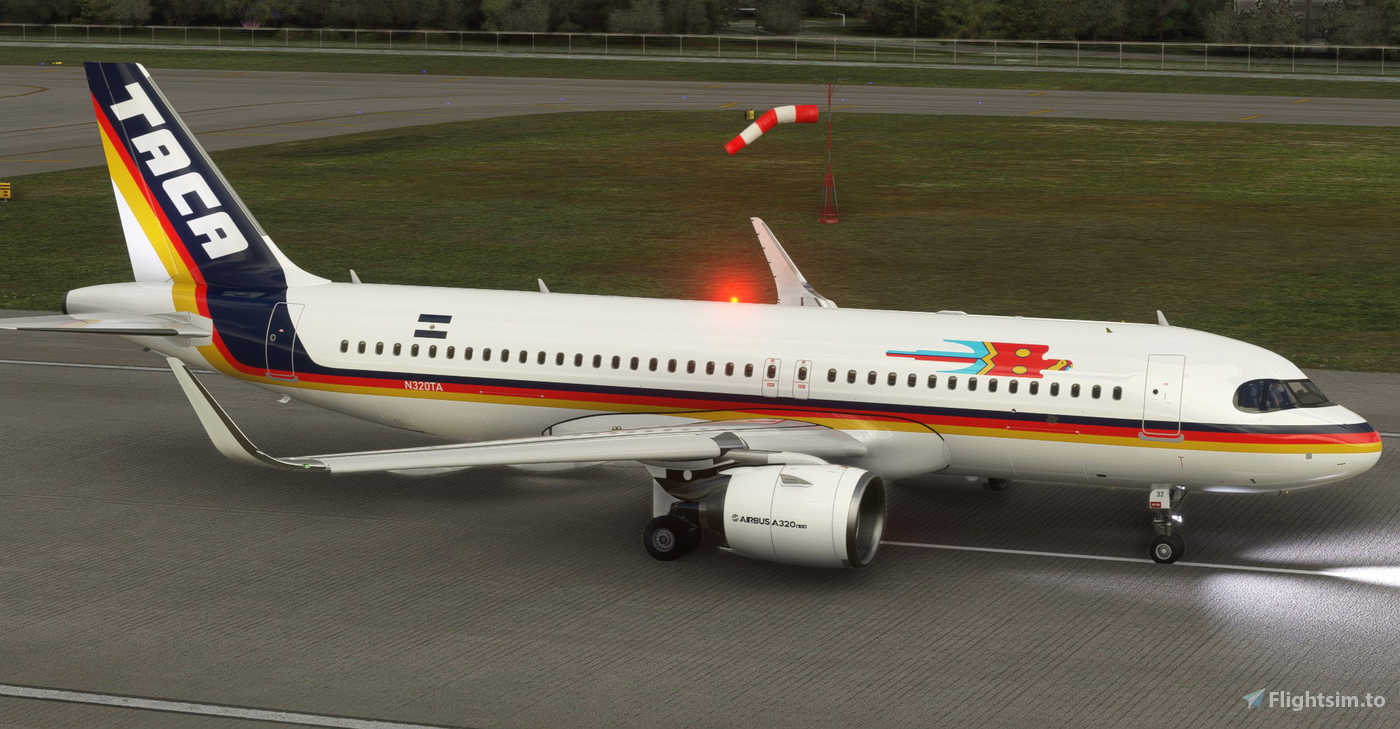 TACA "1966 livery" A320 Neo for Microsoft Flight Simulator | MSFS