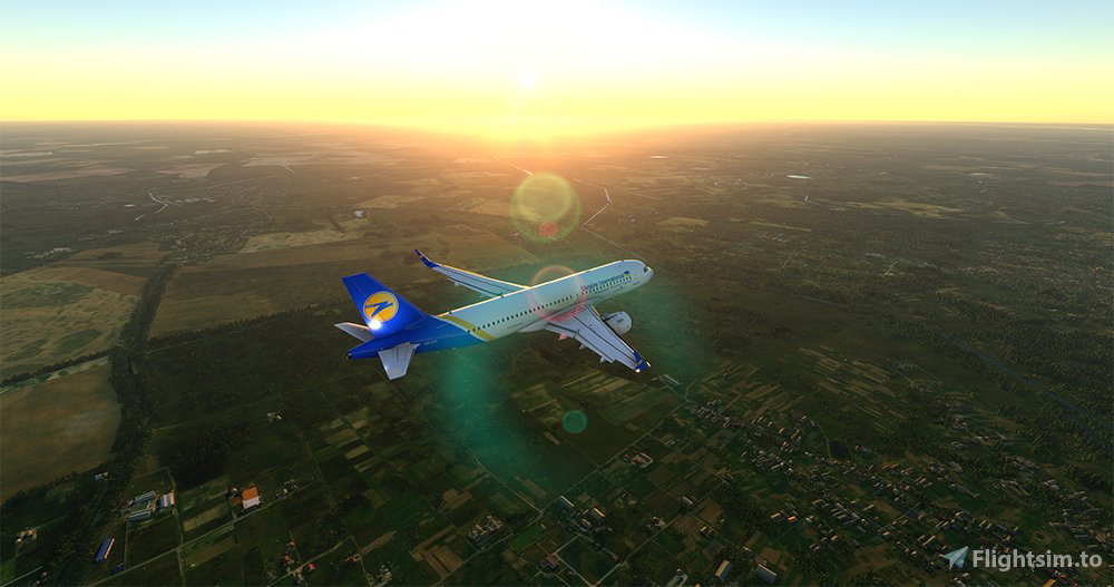 [8K] Airbus A320neo Ukraine International Airlines (UIA) for Microsoft ...