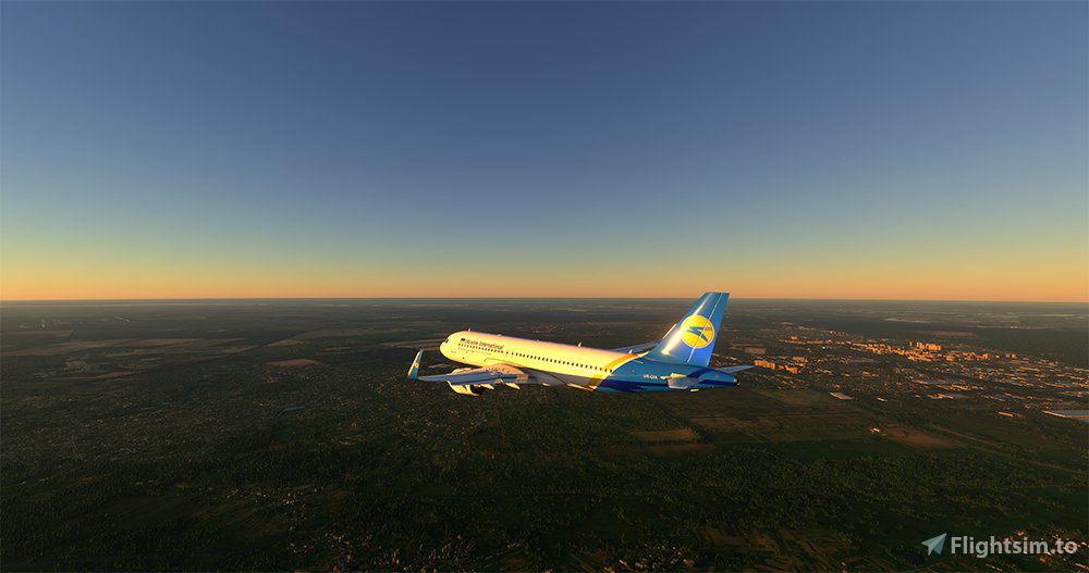 [8K] Airbus A320neo Ukraine International Airlines (UIA) for Microsoft ...