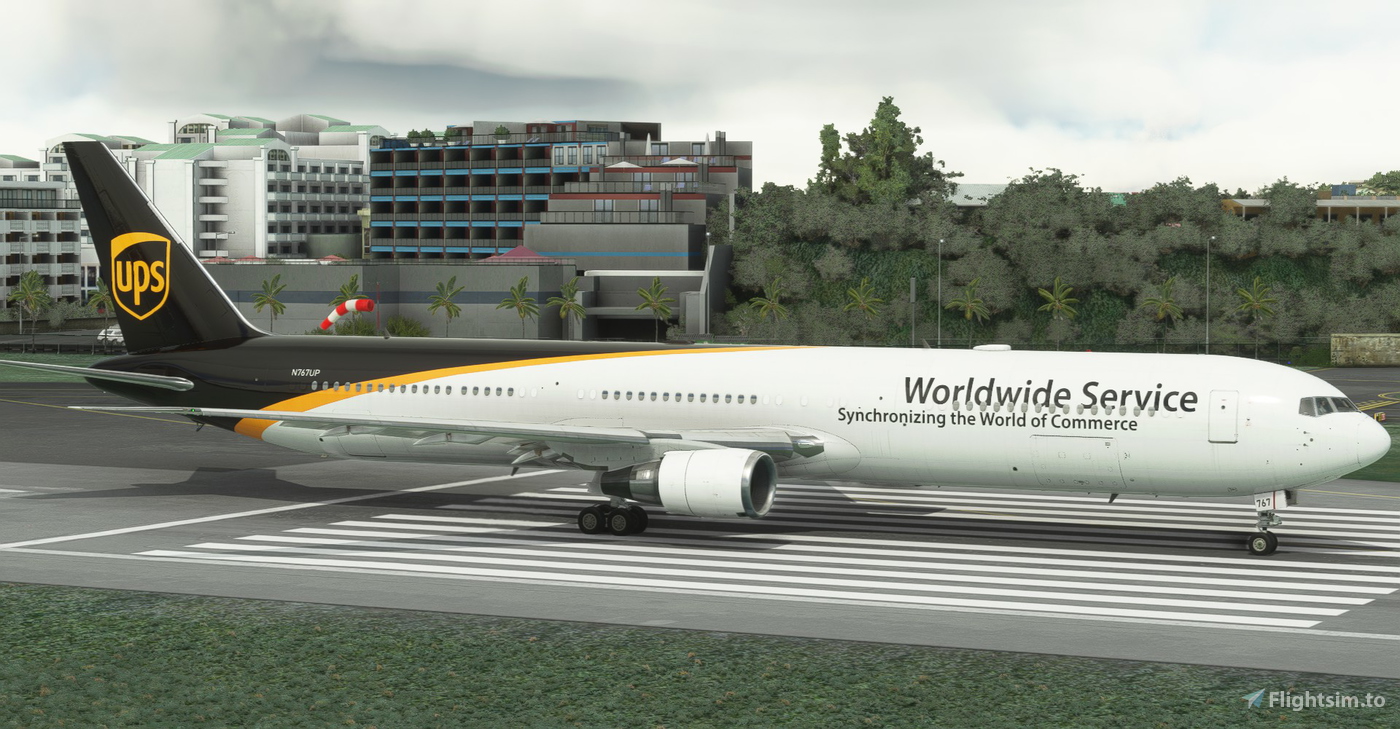 UPS / United Parcel Service CaptainSim 767-400ER (P2F) for Microsoft ...