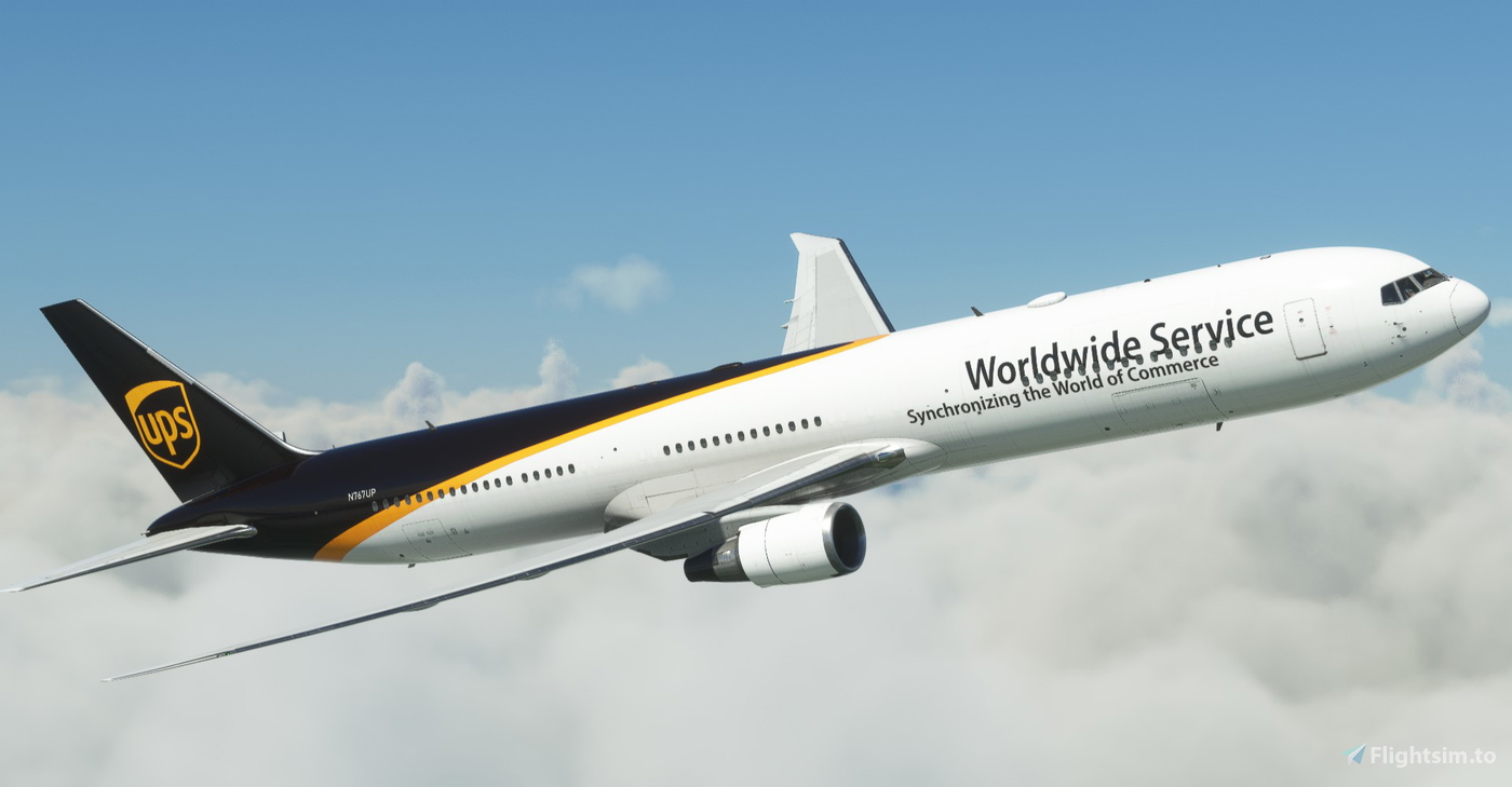 UPS / United Parcel Service CaptainSim 767-400ER (P2F) for Microsoft ...