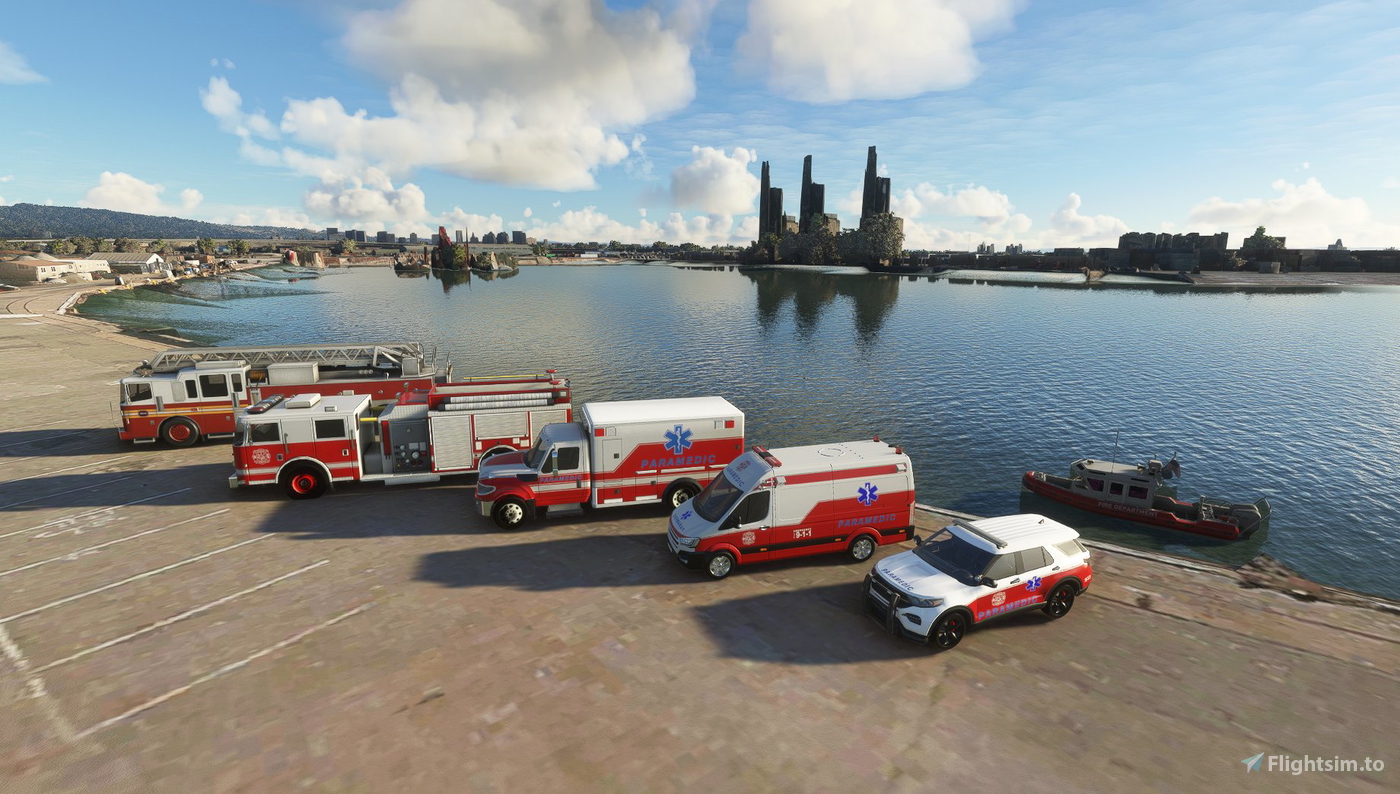 US Fire Department Pack for Microsoft Flight Simulator | MSFS