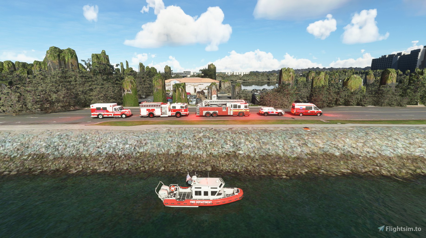 US Fire Department Pack for Microsoft Flight Simulator | MSFS