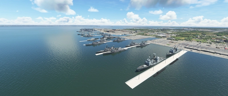 Cenário gratuito para o Microsoft Flight Simulator