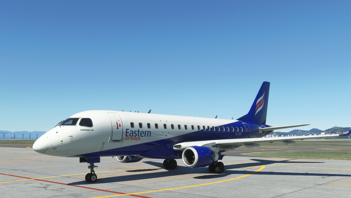 VIRTUALCOL - EMBRAER 170 Eastern Airways G-CIXV request for Microsoft ...